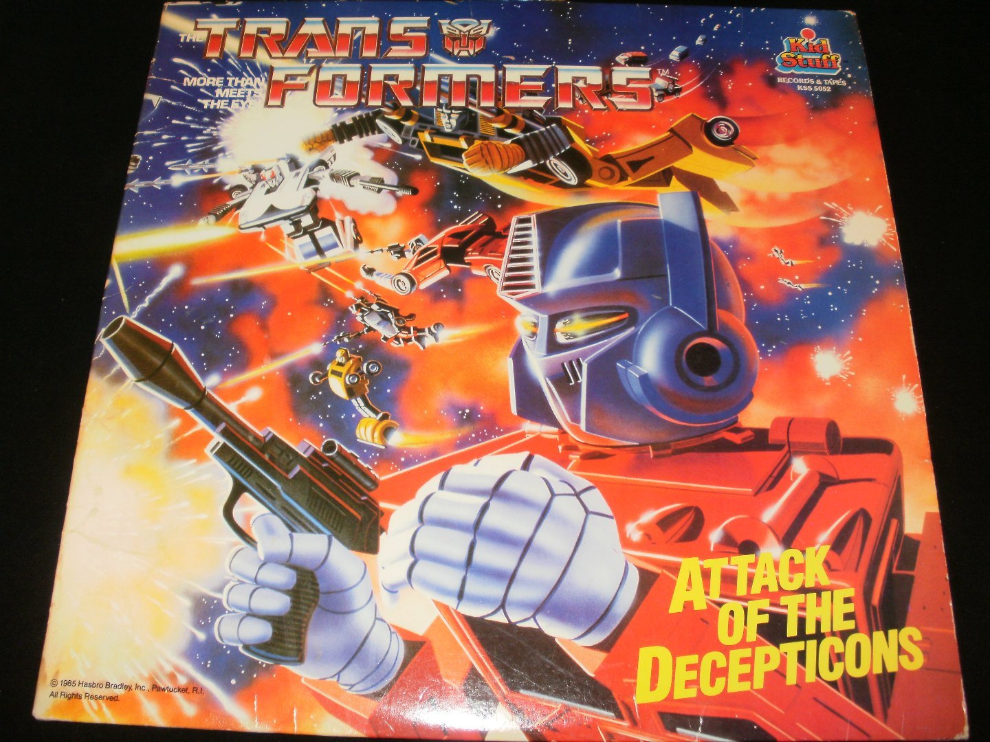 Transformers Attack of the Decepticons - LP Record - Kid Stuff Records 1985
