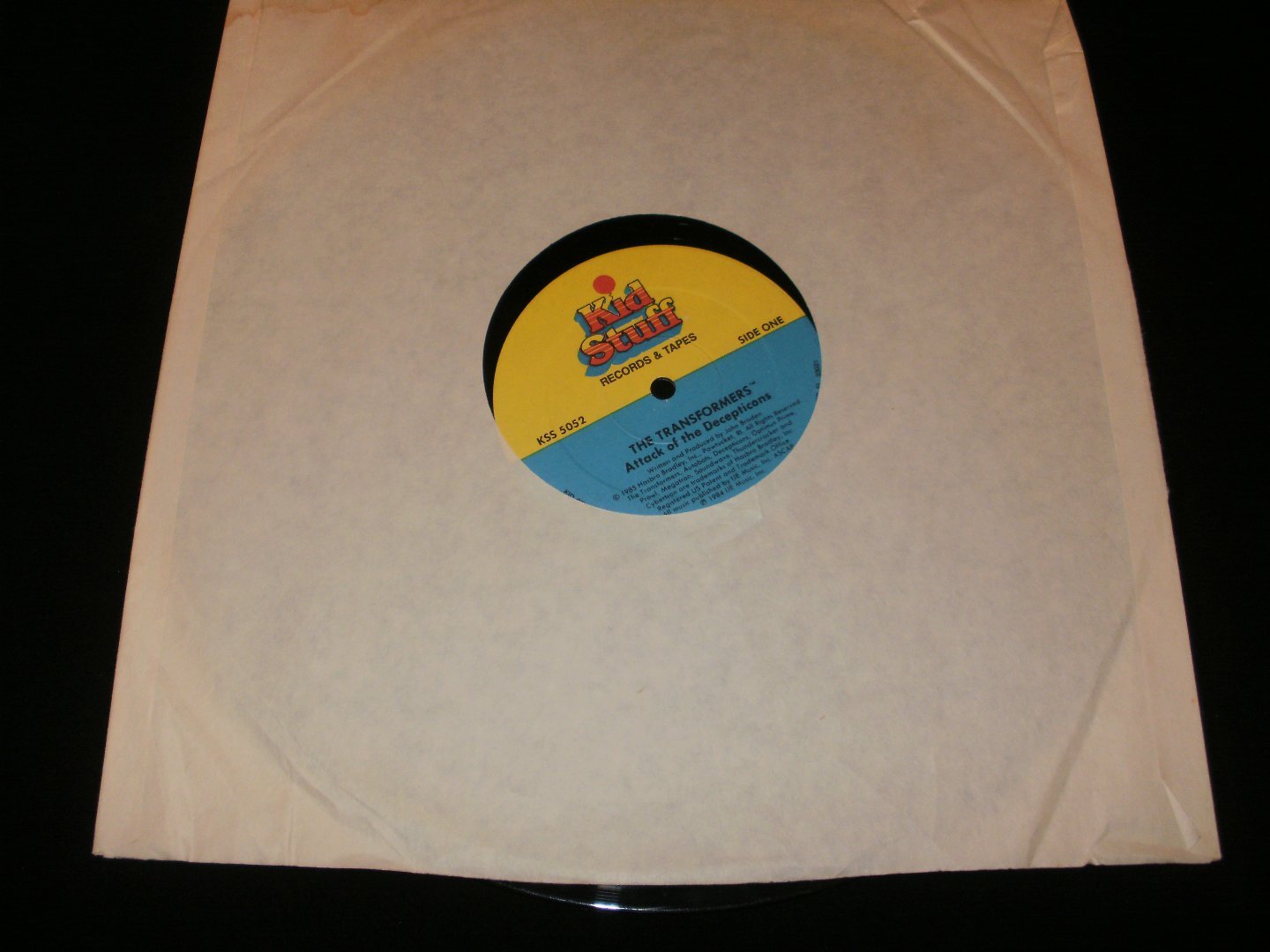 Transformers Attack of the Decepticons - LP Record - Kid Stuff Records 1985