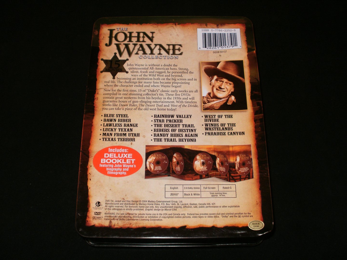 John Wayne Collection - 5 DVD Box Set - Complete