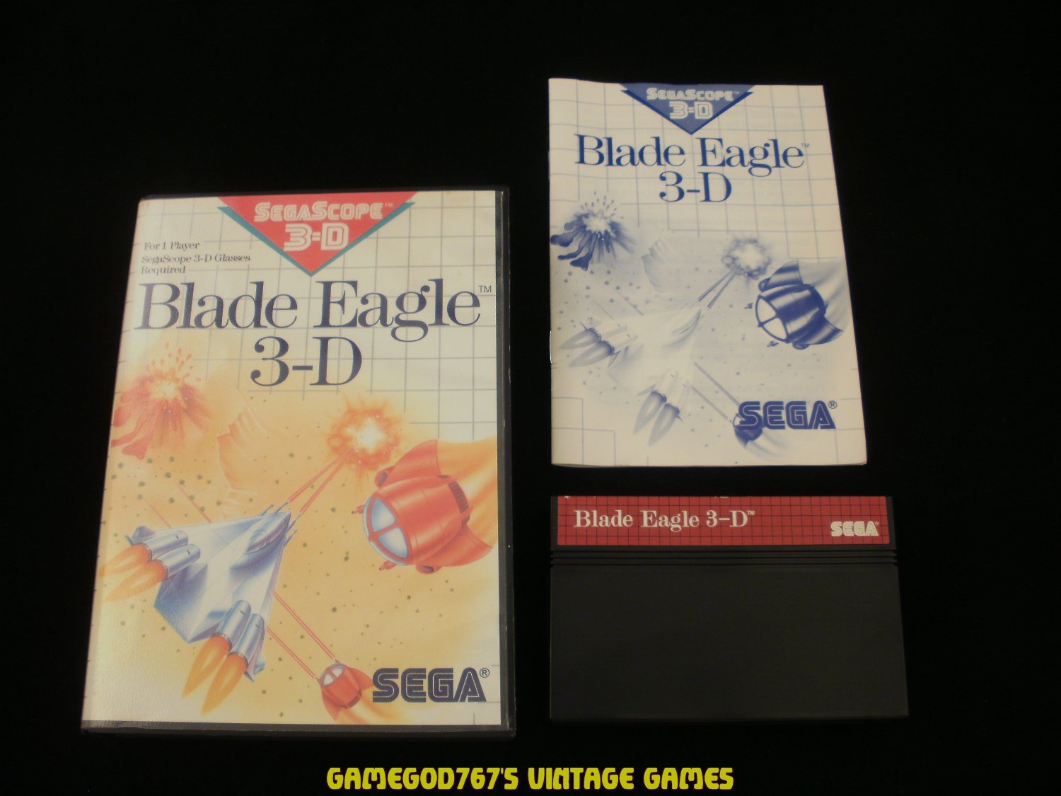 Blade Eagle 3D - Sega Master System - Complete CIB