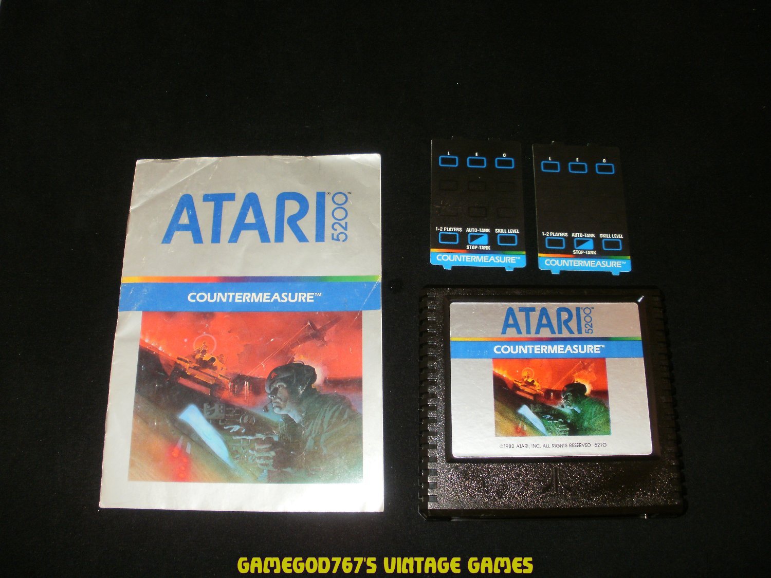 Countermeasure - Atari 5200 - With Manual & Overlays
