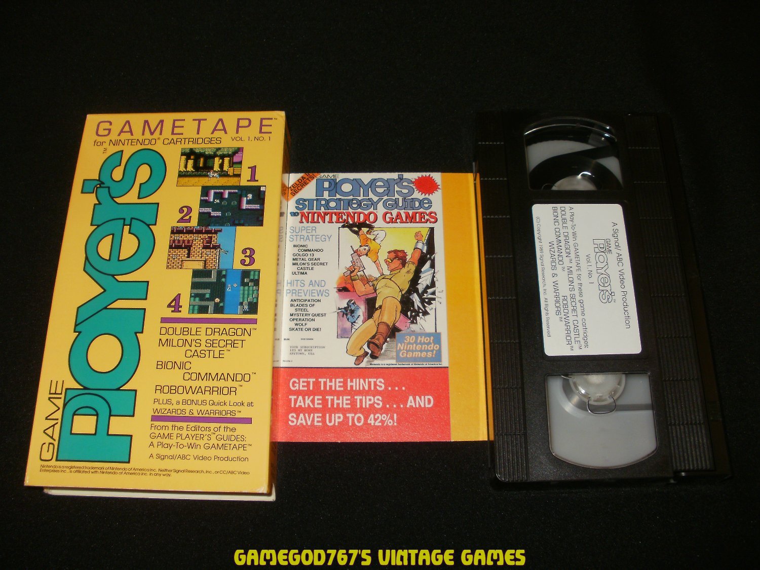 Game Player's Gametape Volume 1 Number 1 - ABC Video 1990 - Complete CIB
