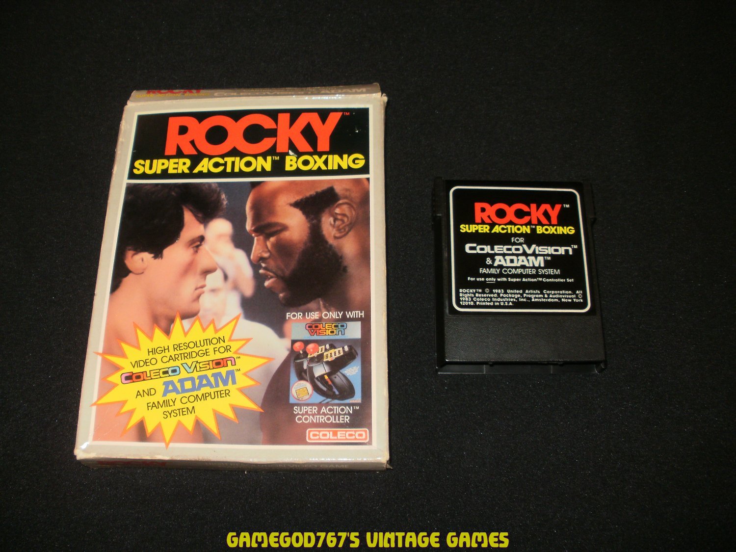 Rocky Super Action Boxing - Colecovision - With Box