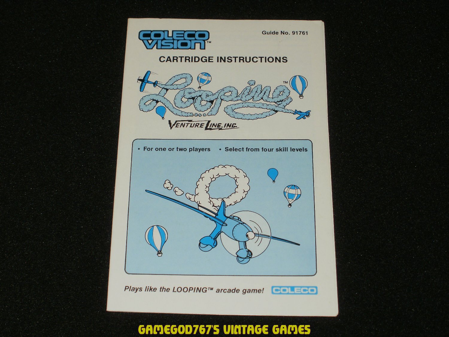 Looping - ColecoVision - Manual Only