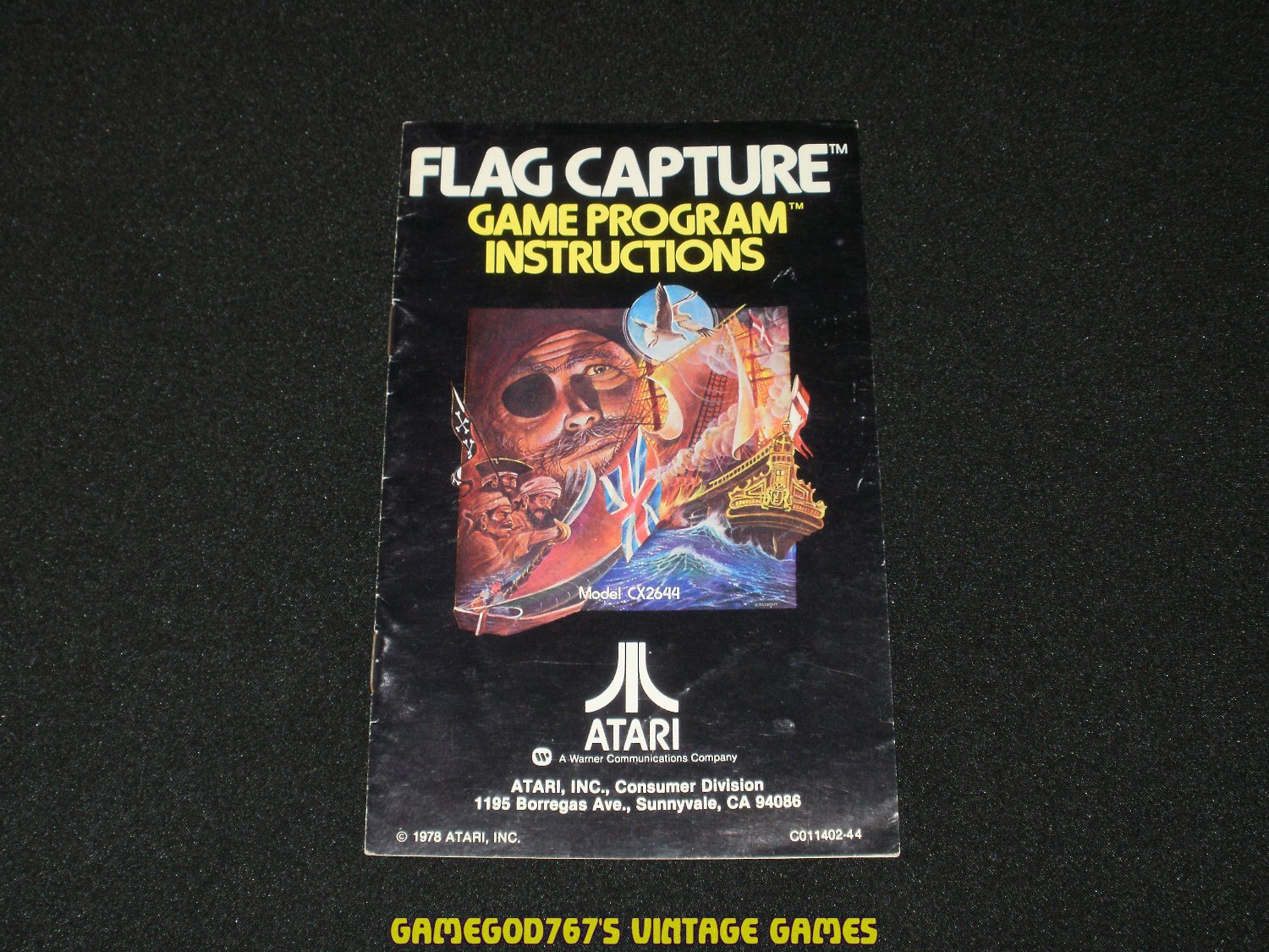 Flag Capture - Atari 2600 - Manual Only