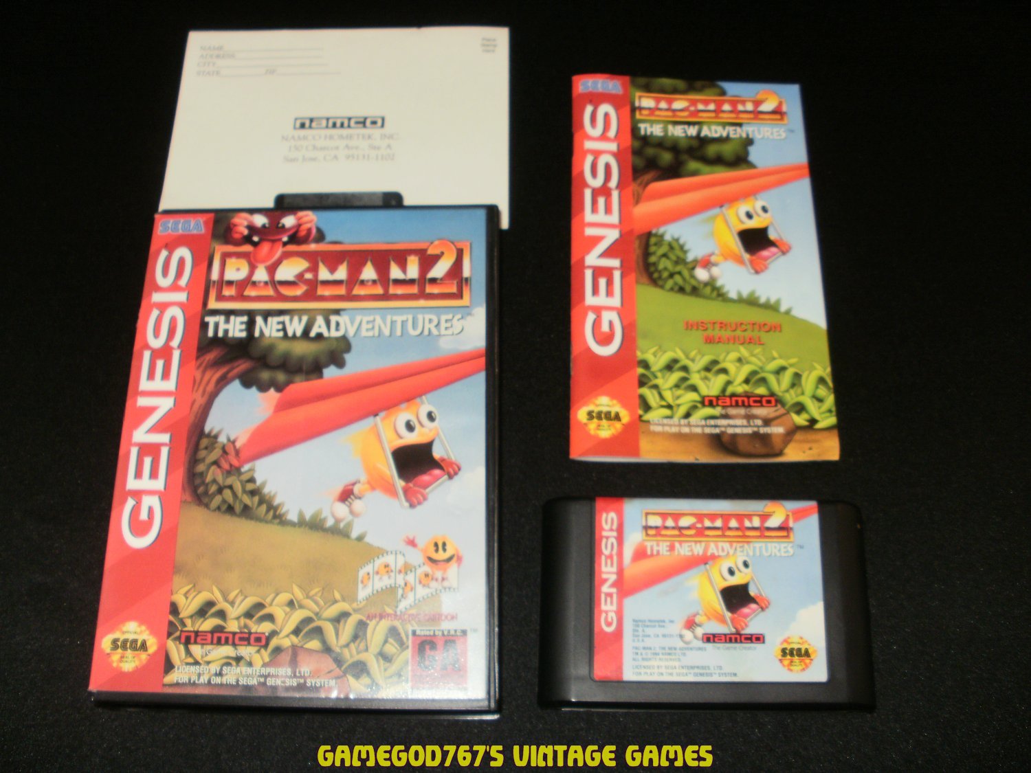 Pac-Man 2 The New Adventures - Sega Genesis - Complete CIB