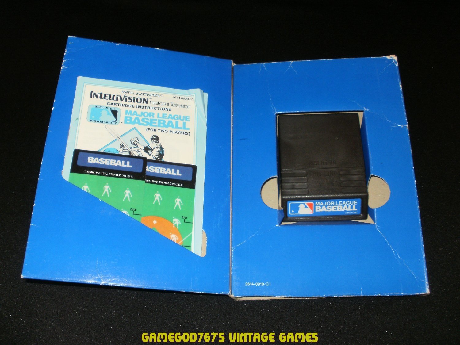 Major League Baseball - Mattel Intellivision - Complete