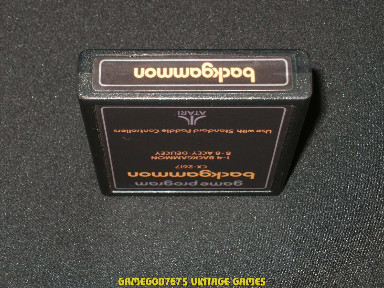 Backgammon - Atari 2600 - 1979 Text Label Release