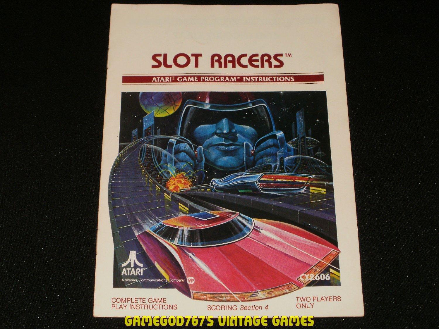 Slot Racers - Atari 2600 - Manual Only