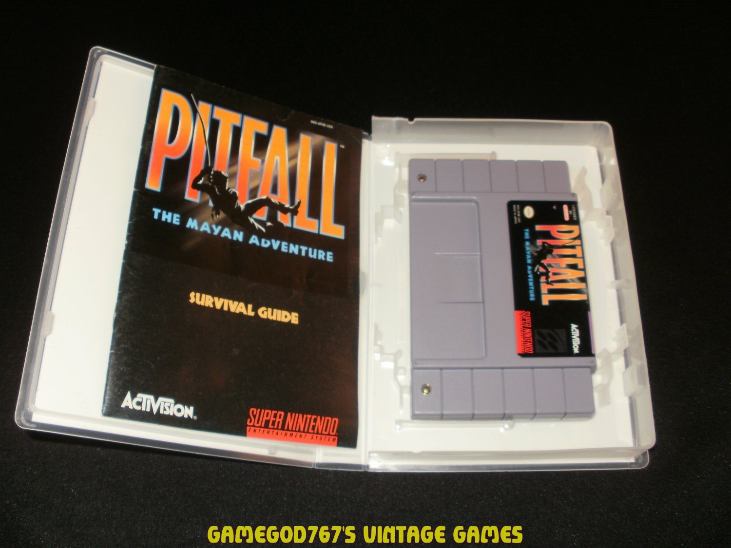 Pitfall The Mayan Adventure - SNES Super Nintendo - With Manual ...