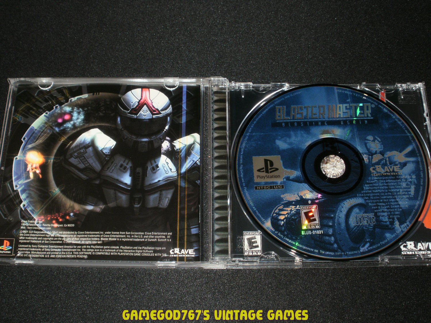 Blaster Master Blasting Again - Sony PS1 - Complete CIB