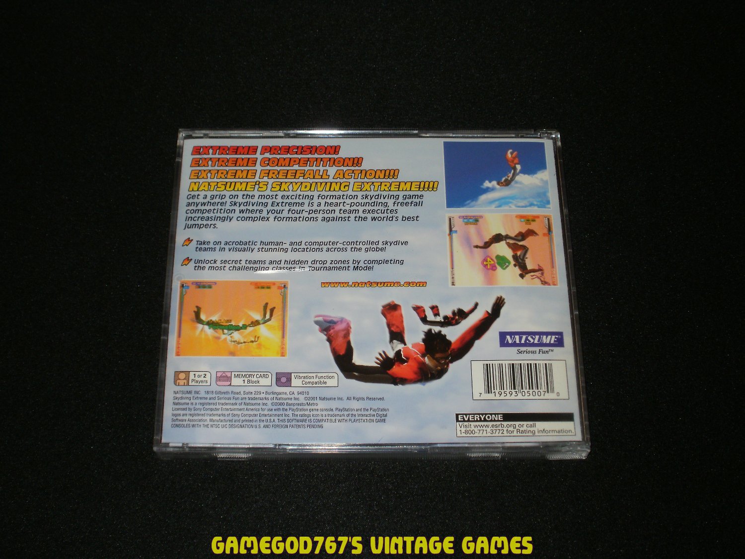Skydiving Extreme - Sony PS1 - Complete CIB