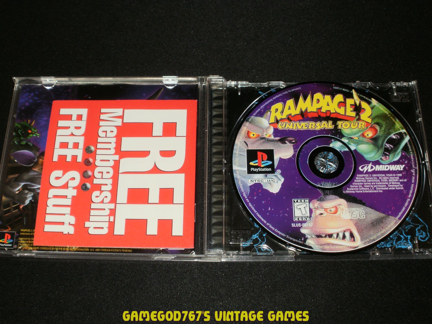 Rampage 2 Universal Tour - Sony PS1 - Complete CIB