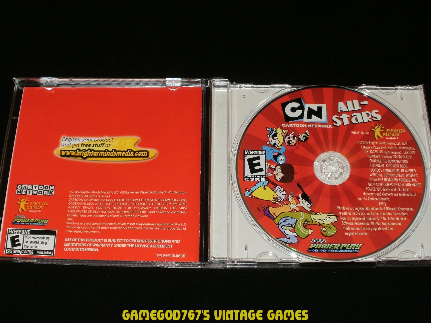 Cartoon Network All Stars - PC - 2006 Brighter Minds Media - Complete CIB