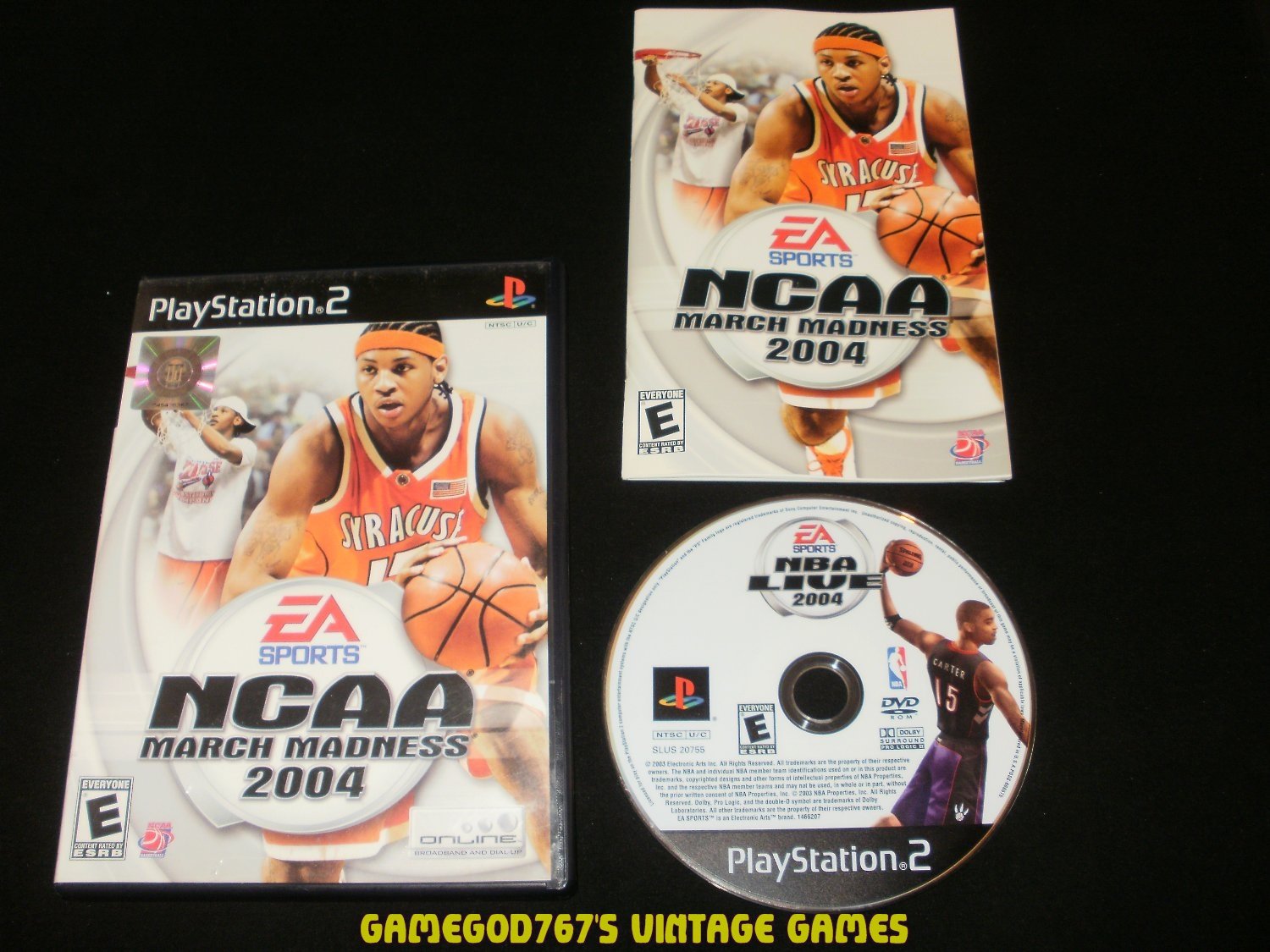 NCAA March Madness 2004 - Sony PS2 - Complete CIB