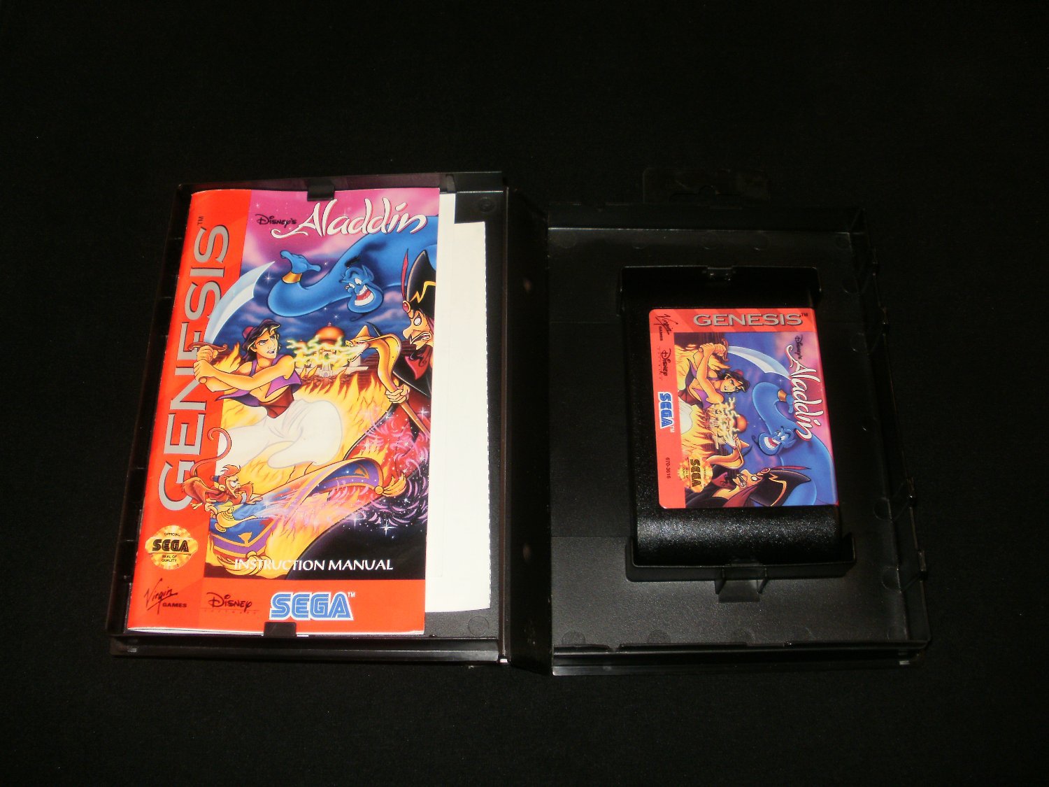 Aladdin - Sega Genesis - Complete CIB - 1993 Original Sega Version