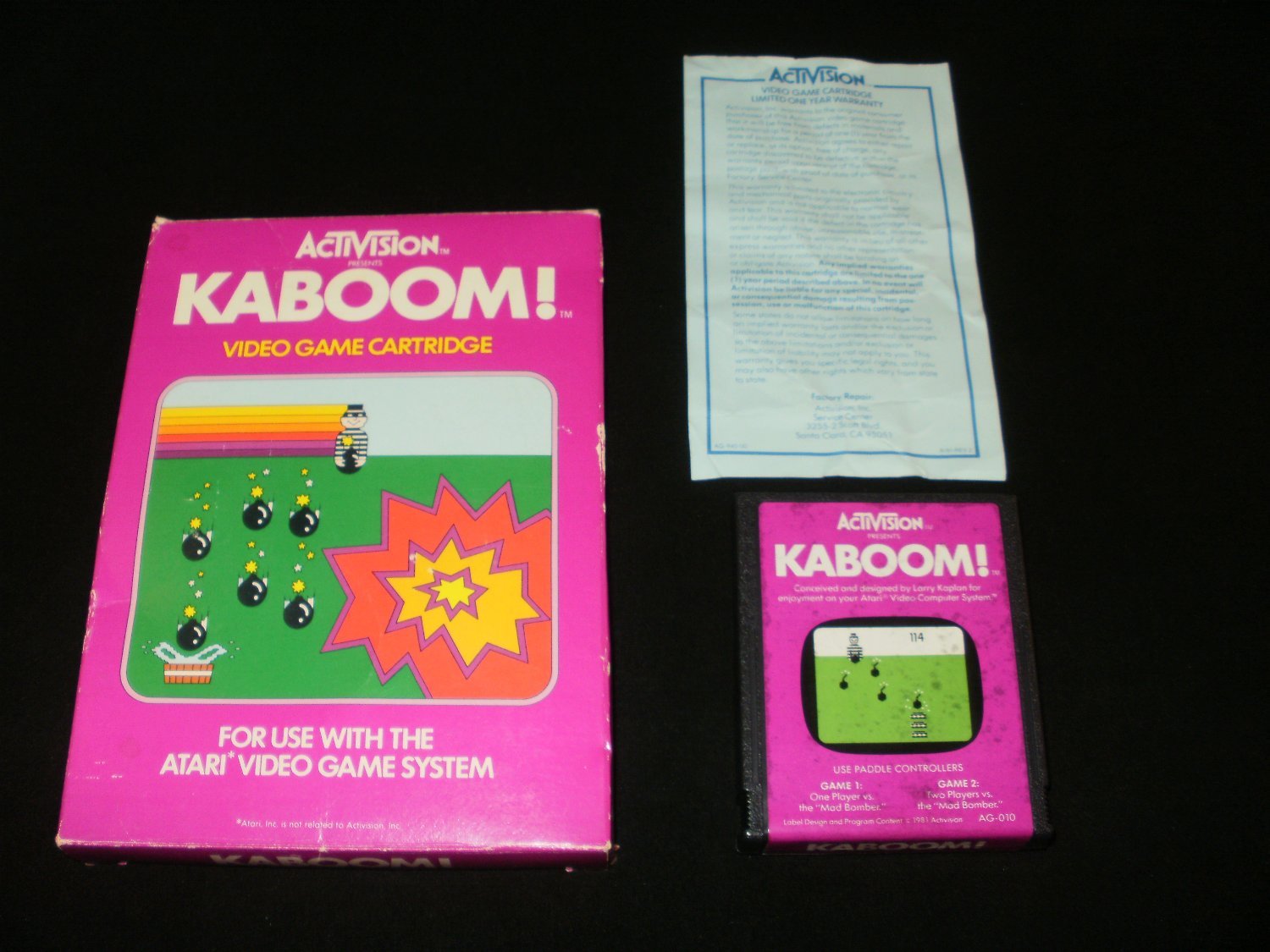 Kaboom - Atari 2600 - Complete