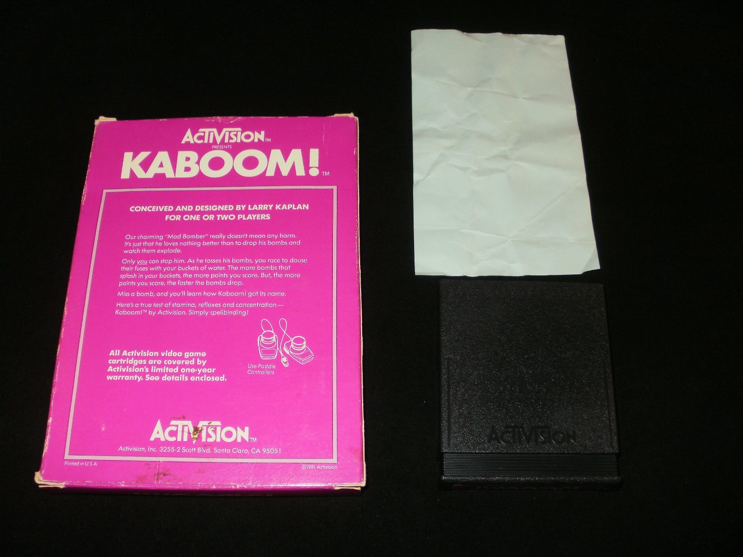 Kaboom - Atari 2600 - Complete