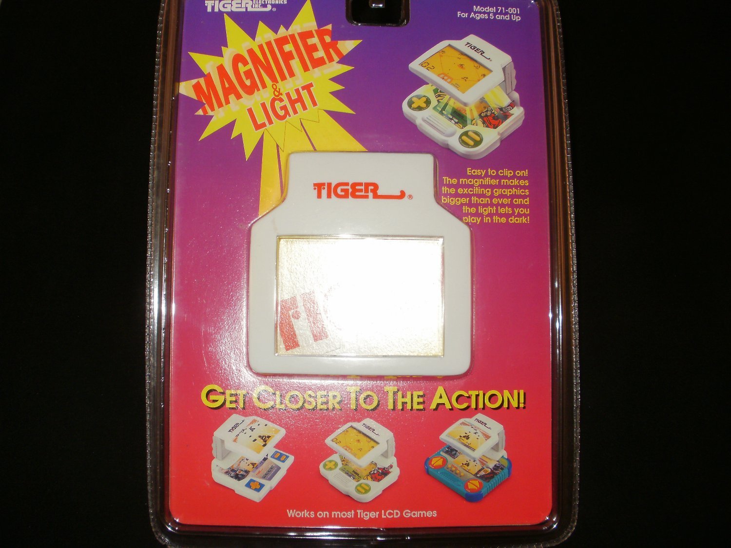 Magnifier & Light - Tiger Electronics 1993 - New Factory Sealed
