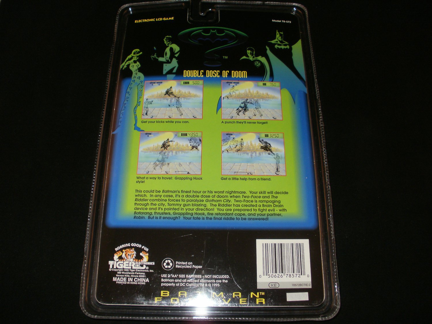 Batman Forever - Tiger Electronics 1995 - New Factory Sealed