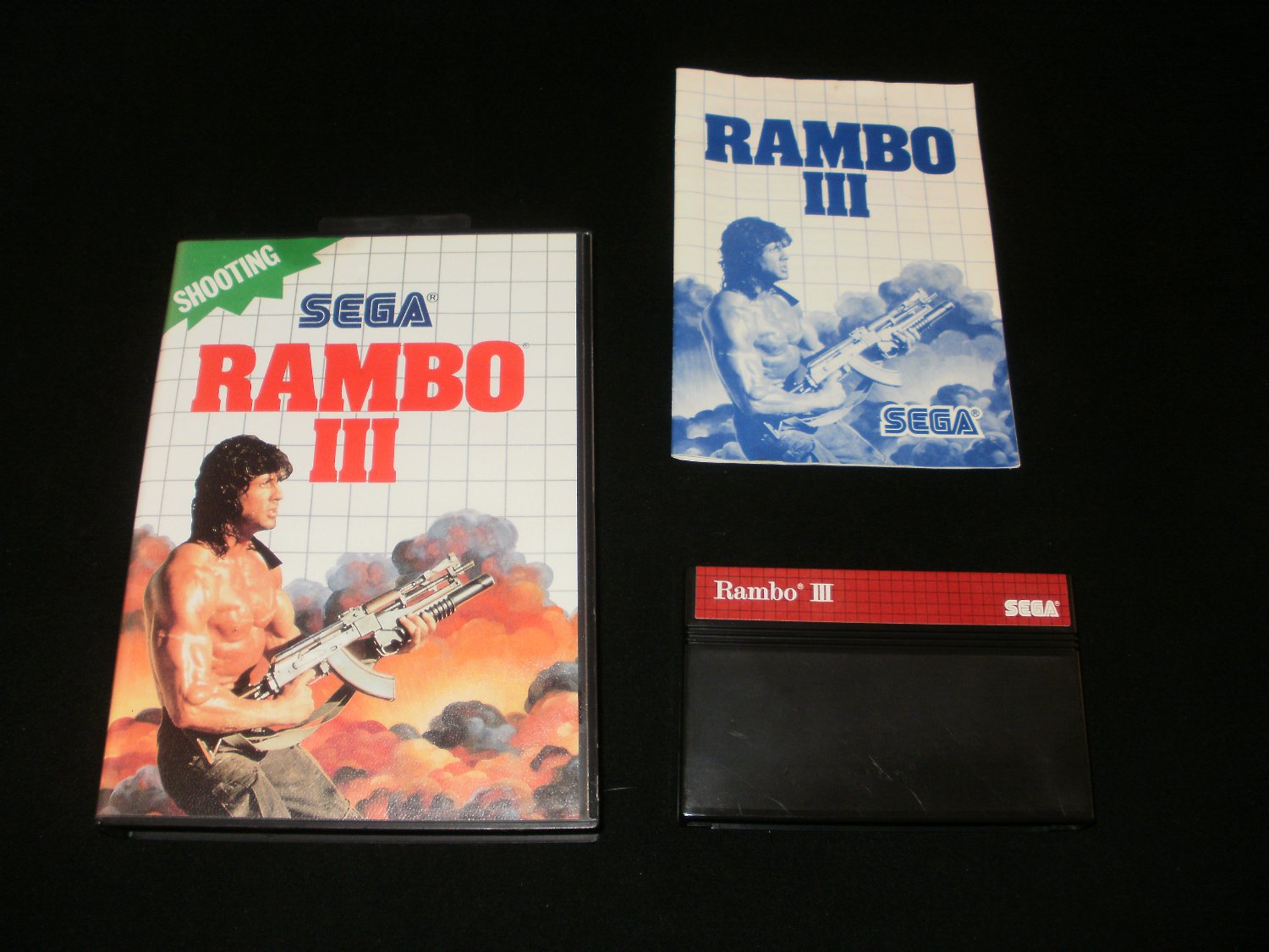 Rambo III - Sega Master System - Complete CIB
