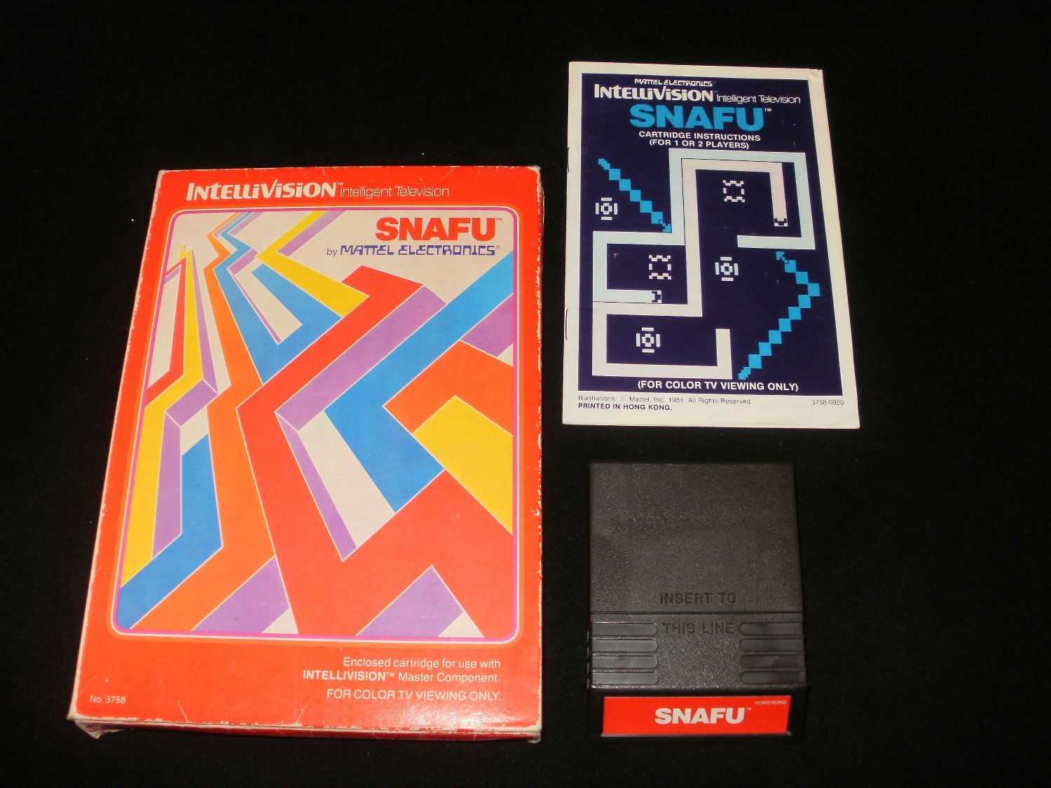 Snafu - Mattel Intellivision - Complete CIB