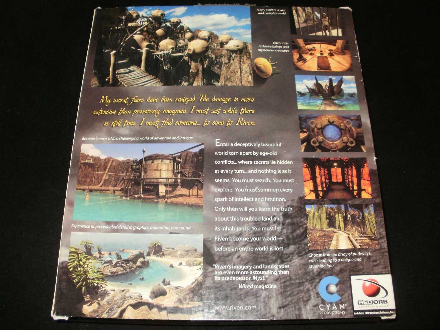 Riven - 1997 Red Orb Entertainment - Windows PC - Complete CIB
