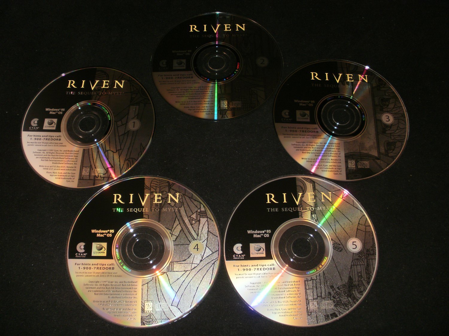 Riven - 1997 Red Orb Entertainment - Windows PC - Complete CIB