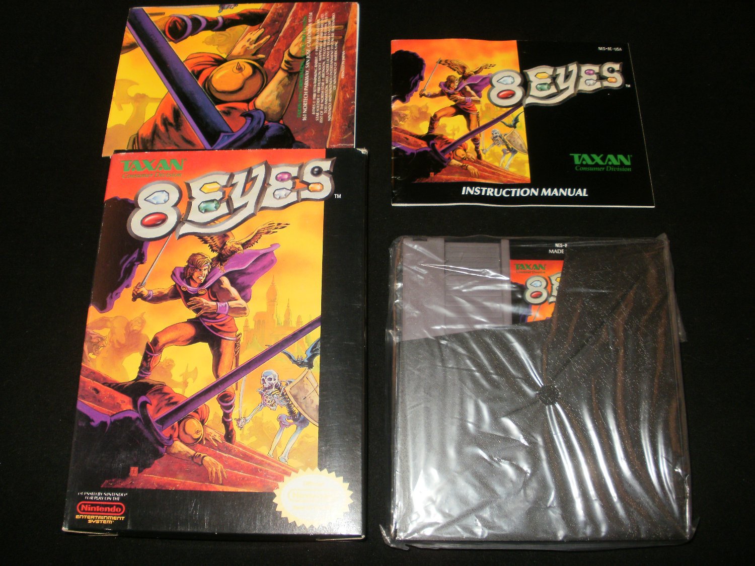 8 Eyes - Nintendo NES - Complete CIB