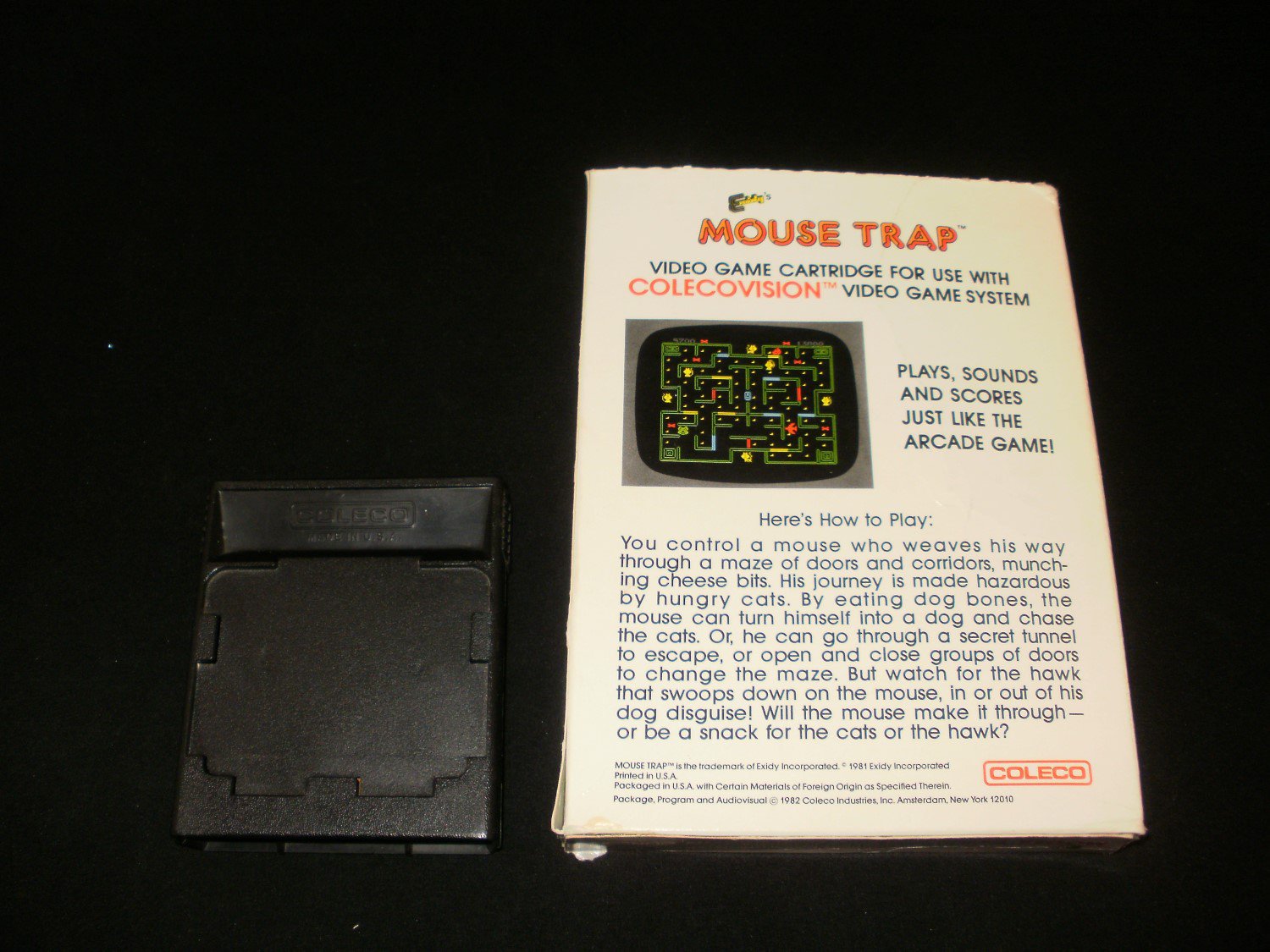Mouse Trap - Colecovision - With Box