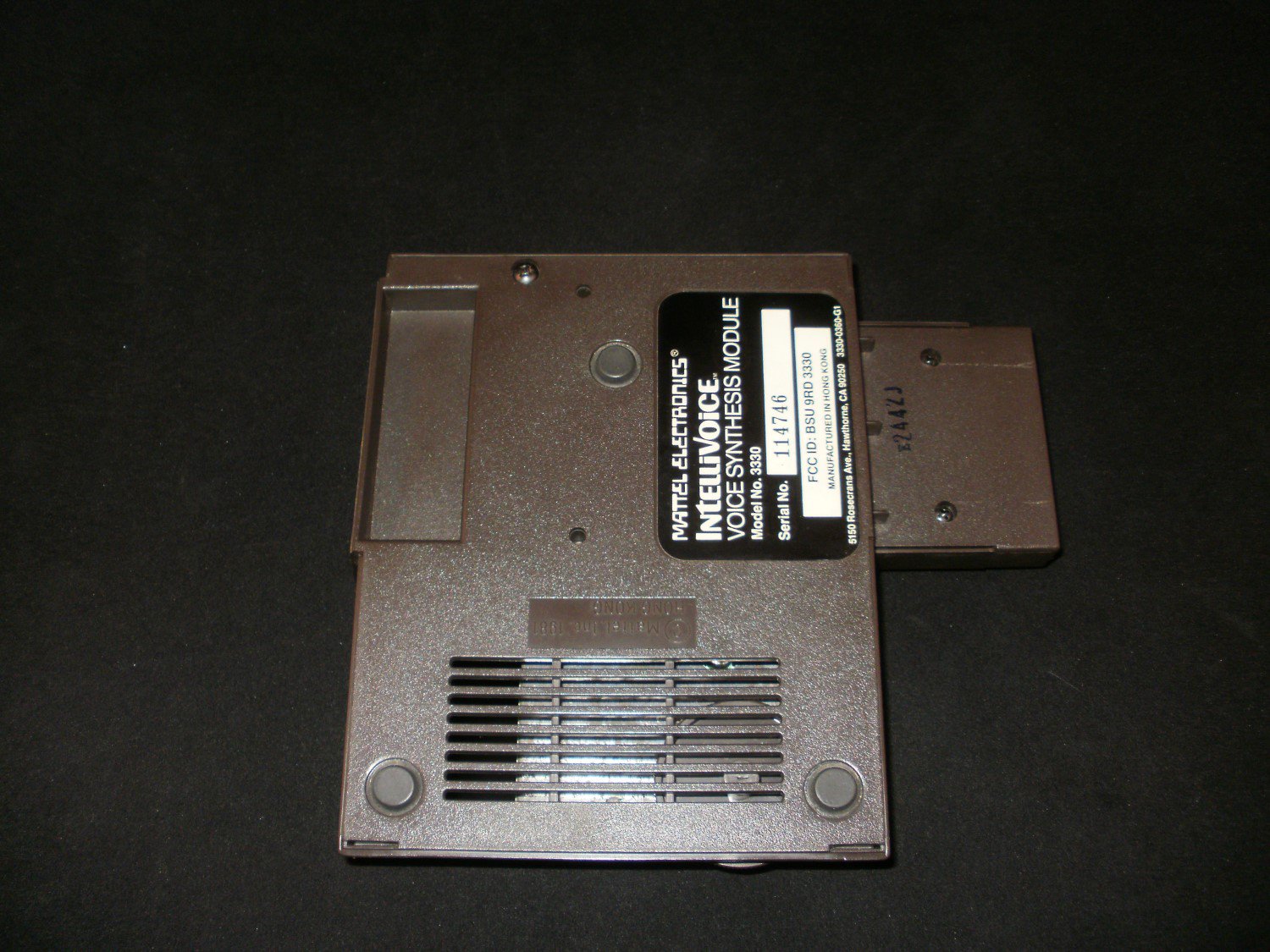 Intellivoice Voice Synthesis Module - Mattel Intellivision