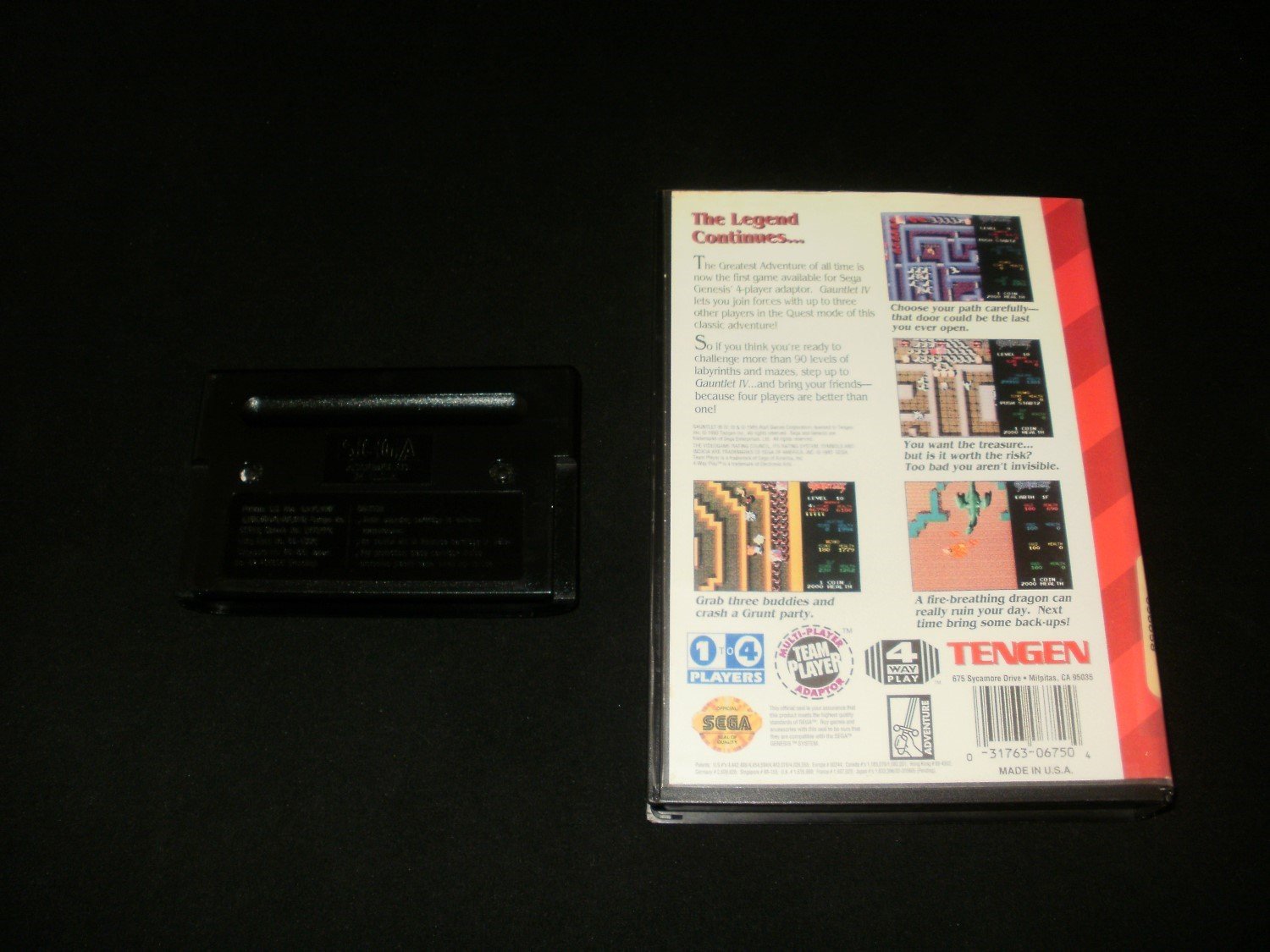 Gauntlet IV - Sega Genesis - With Box