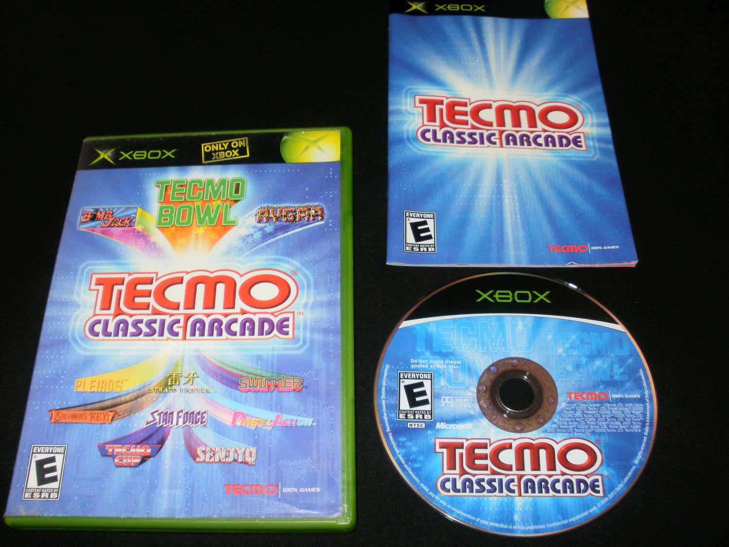 Tecmo Classic Arcade - Xbox - Complete CIB