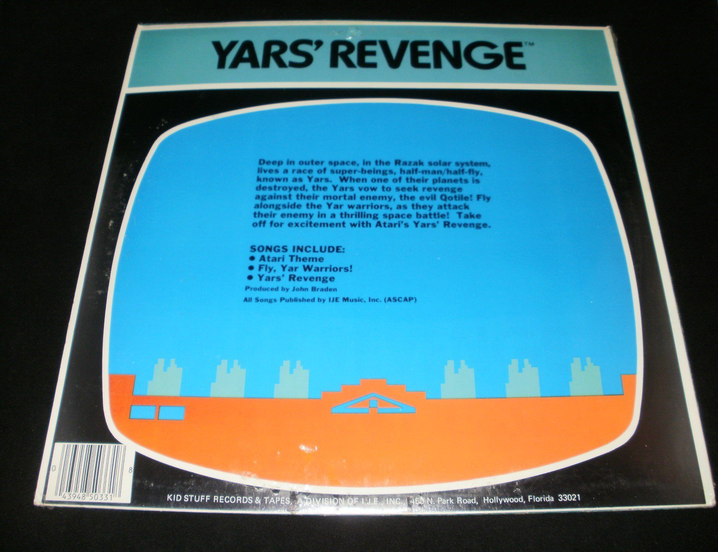 Yars' Revenge - LP Record - Kid Stuff Records 1982 - Brand New