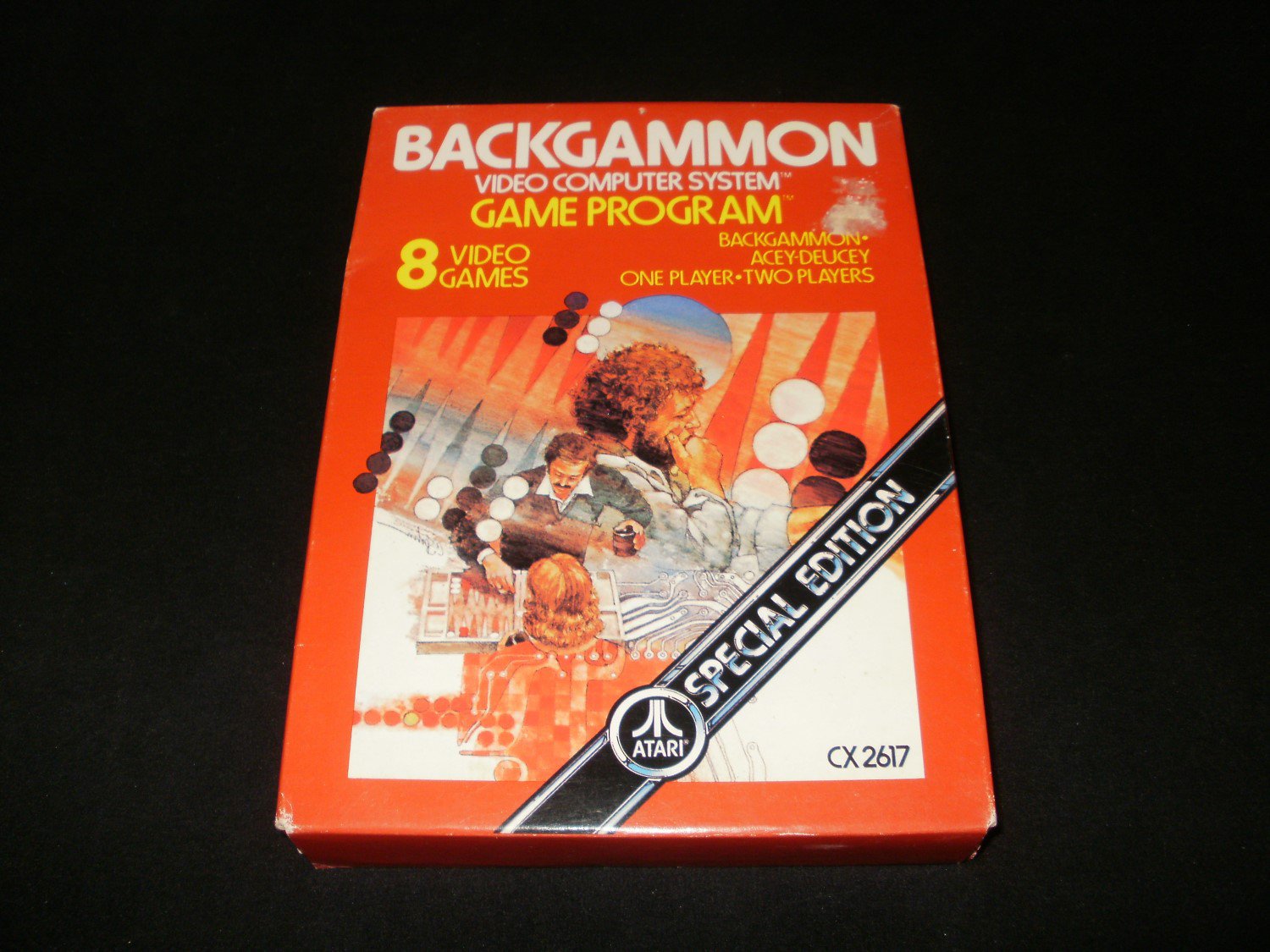 Backgammon - Atari 2600 - Brand New Factory Sealed - 1986 Rerelease Version