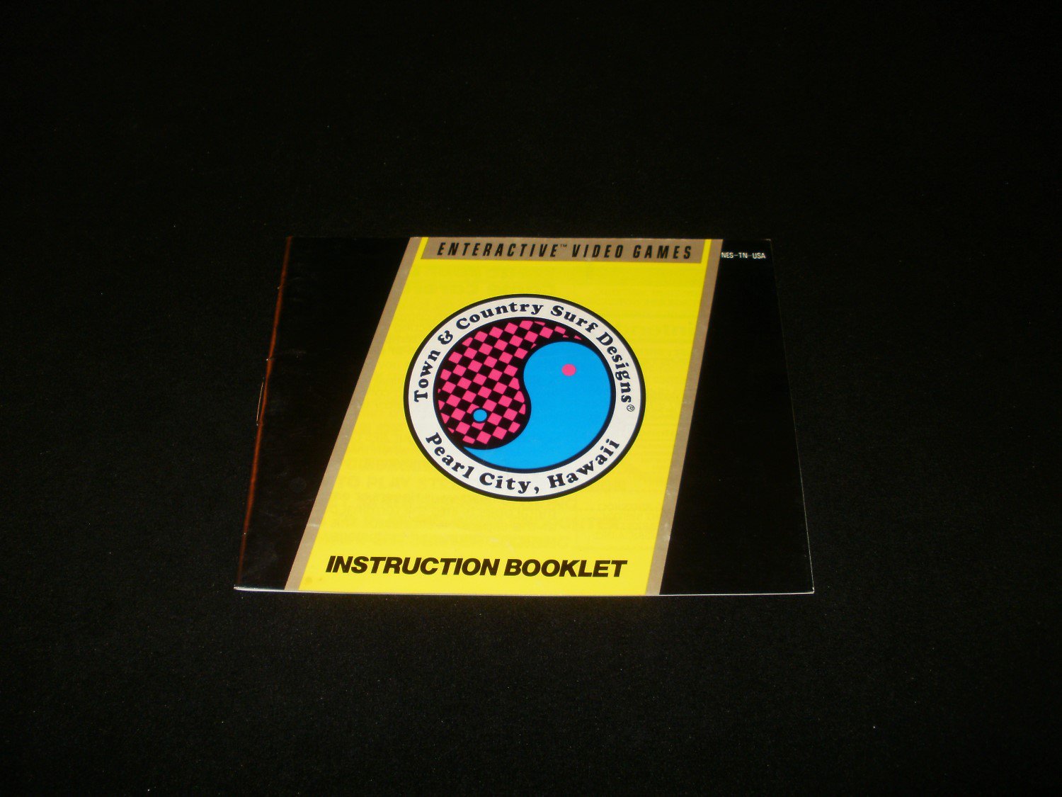 T&C Surf Designs Wood & Water Rage - Nintendo NES - Manual Only