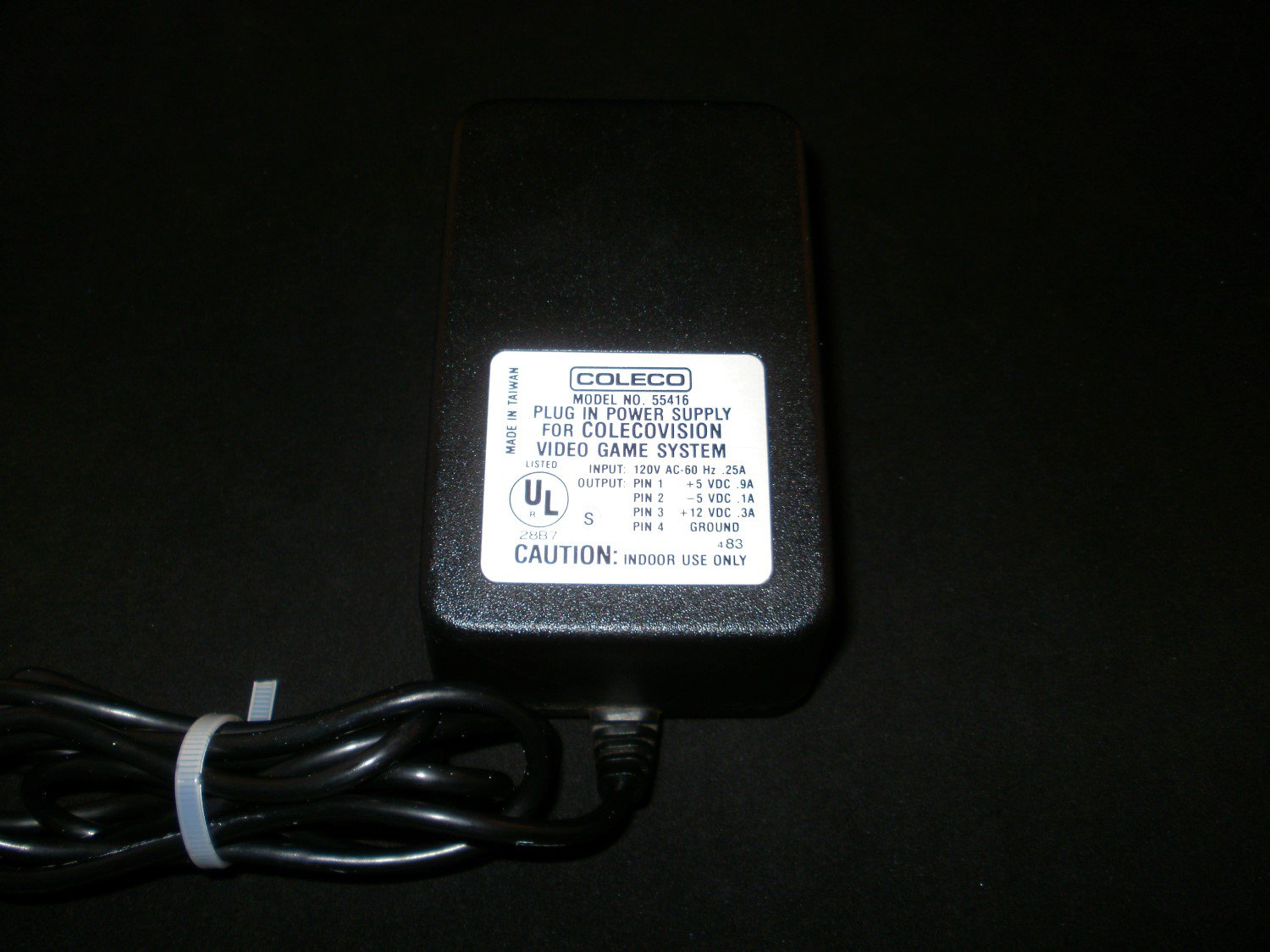 Official Colecovision Power Supply - Model Number 55416 - Coleco 1982