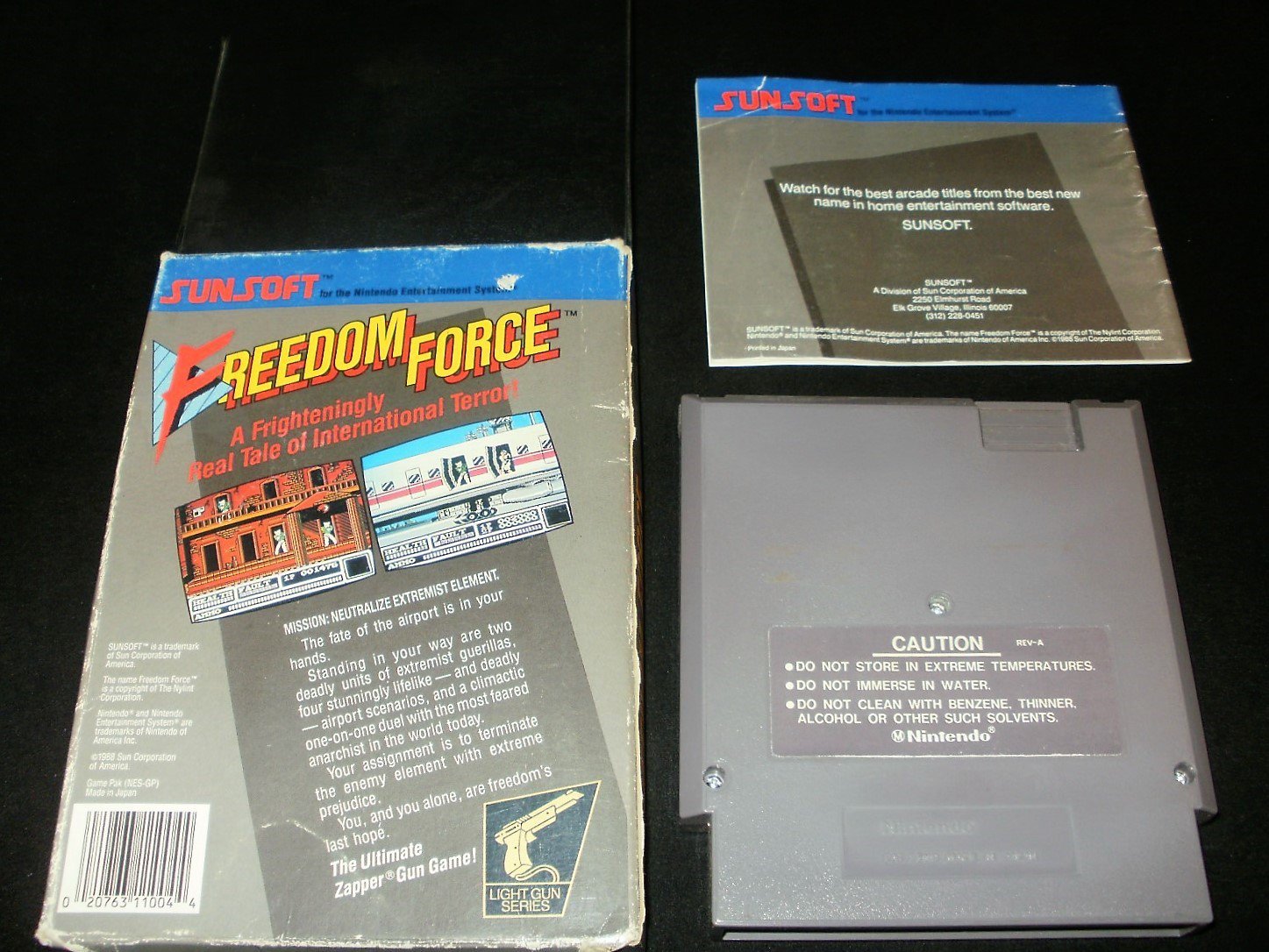 Freedom Force - Nintendo NES - Complete CIB
