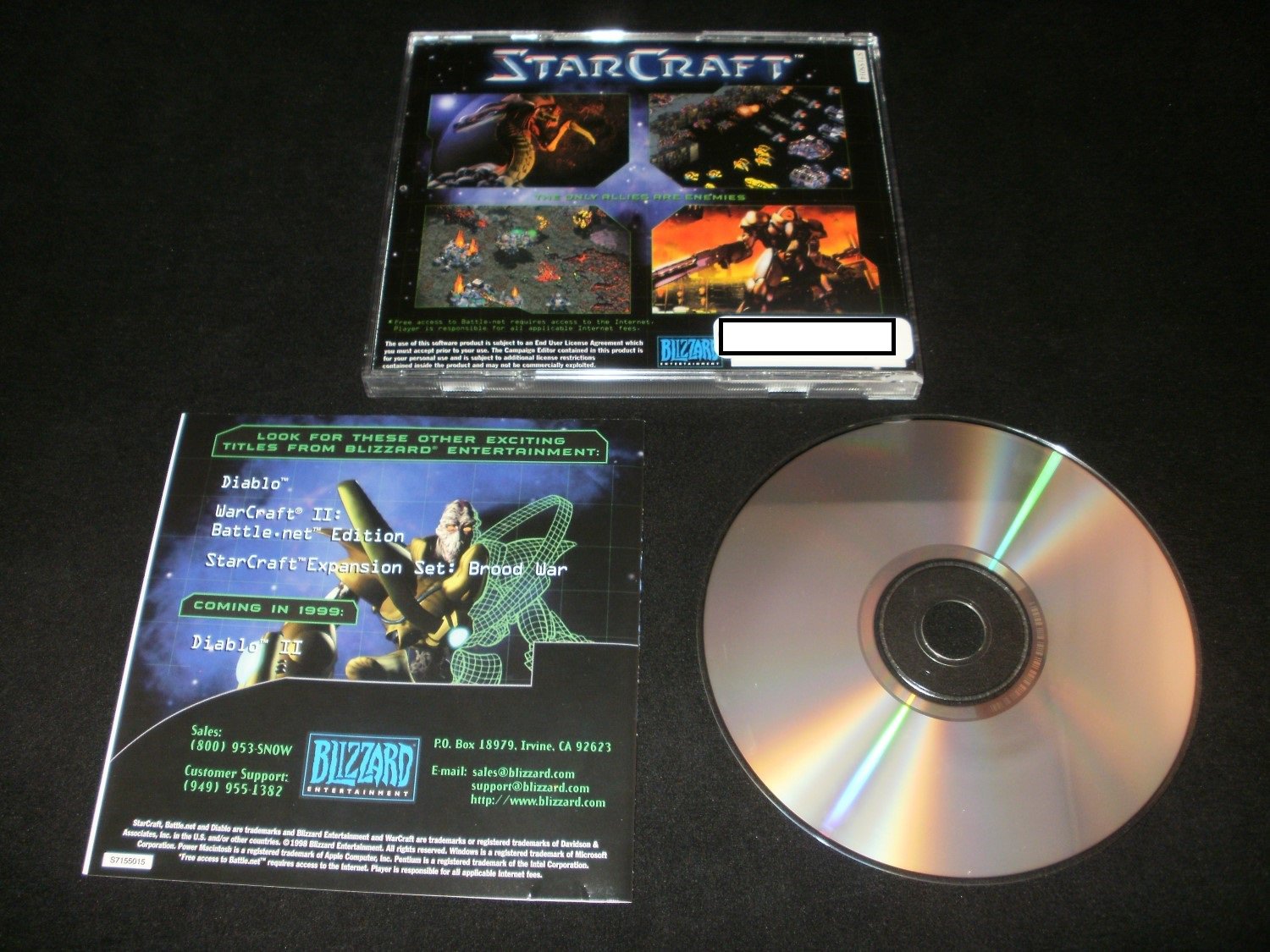 StarCraft - 1998 Blizzard Entertainment - Windows PC - Complete