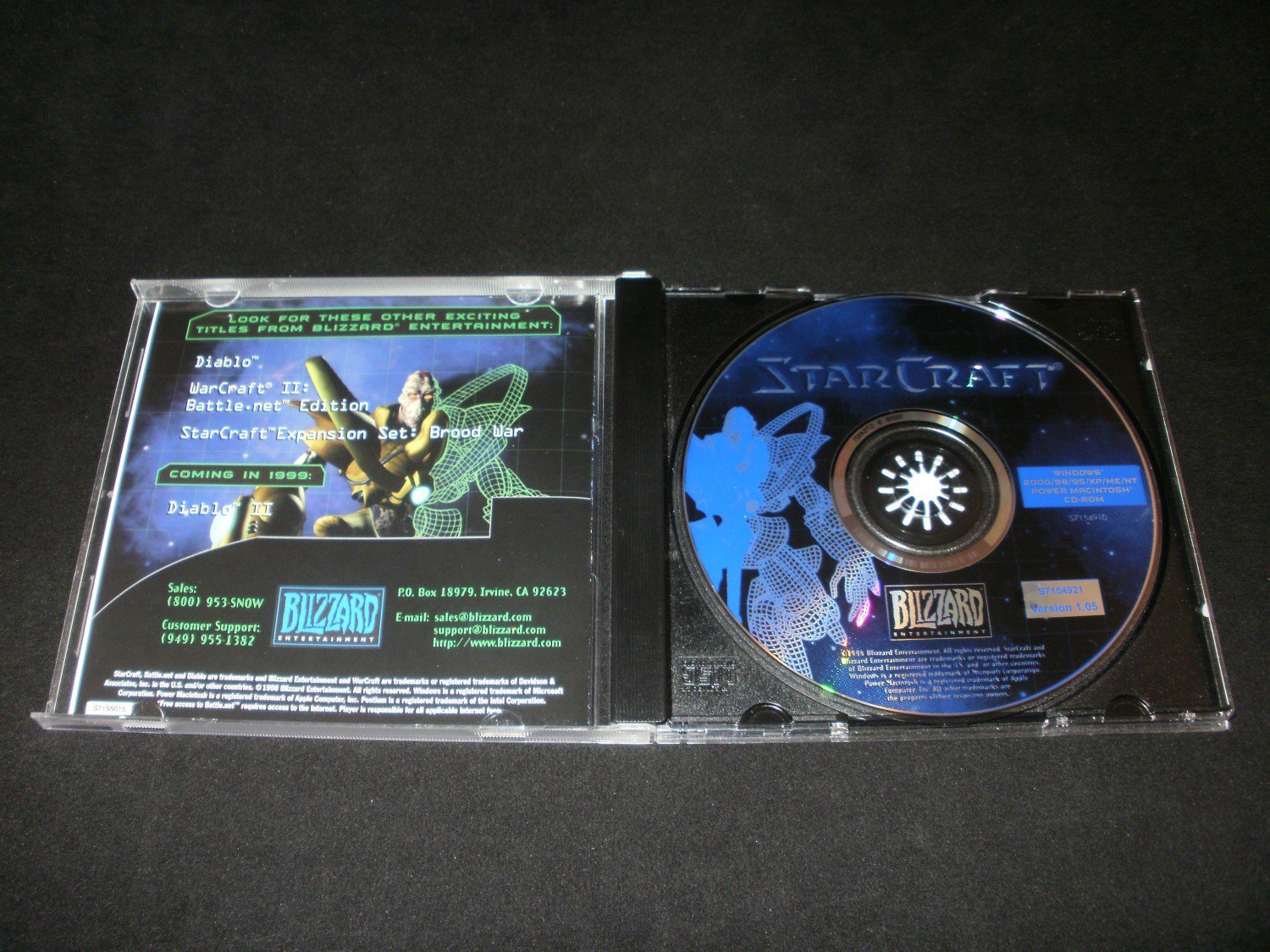 StarCraft - 1998 Blizzard Entertainment - Windows PC - Complete