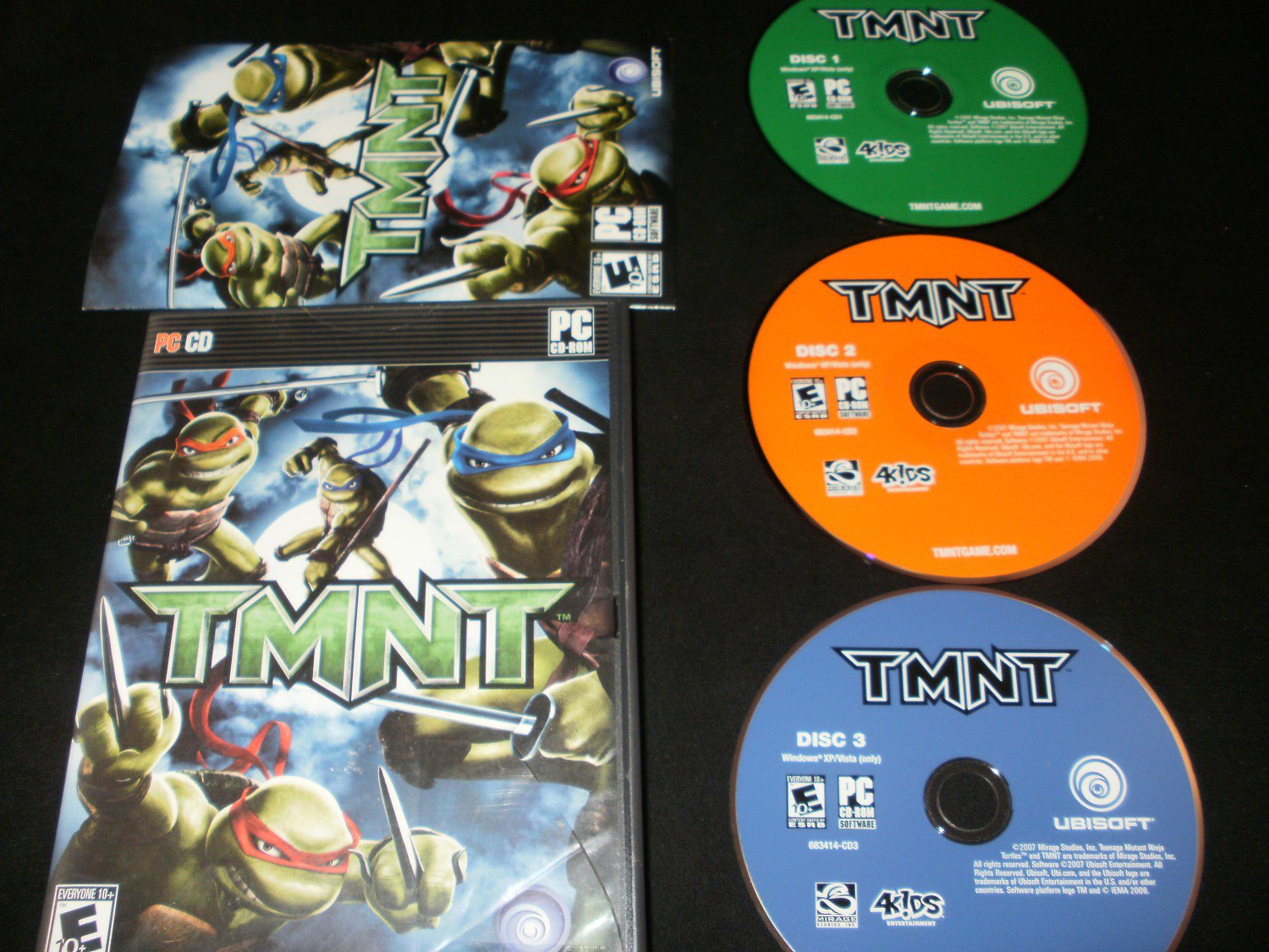 TMNT - 2007 Ubisoft - Windows PC - Complete