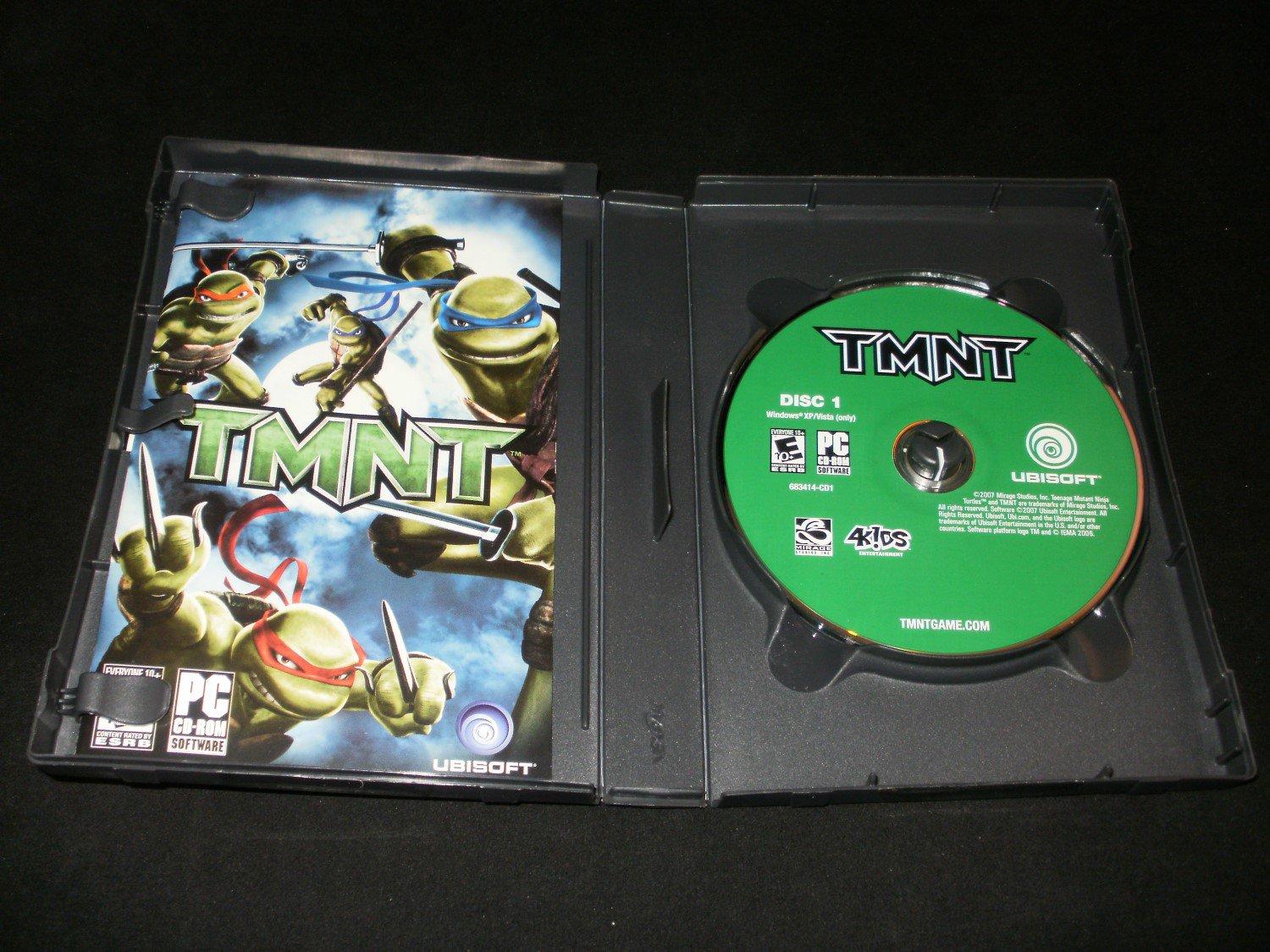 TMNT - 2007 Ubisoft - Windows PC - Complete