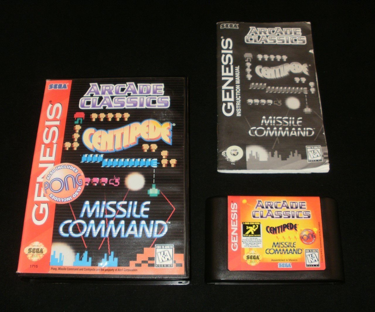 Arcade Classics - Sega Genesis - Complete CIB