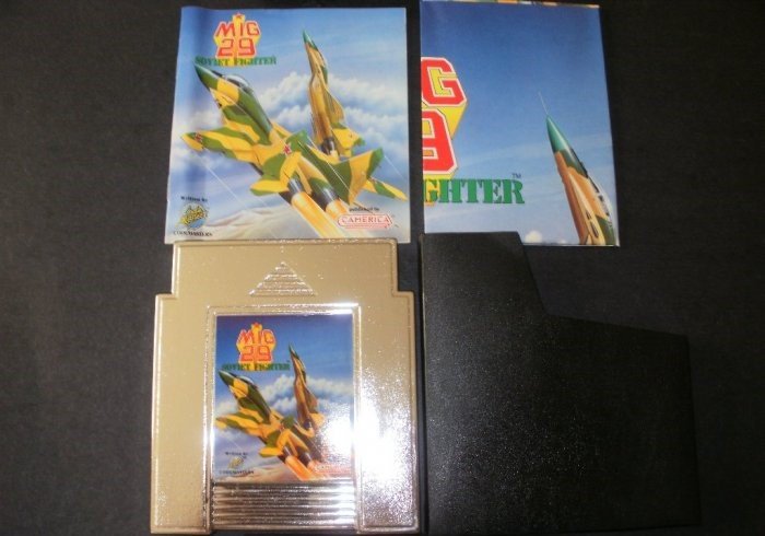 Mig 29 Soviet Fighter - Nintendo NES - With Manual, Poster And Sleeve