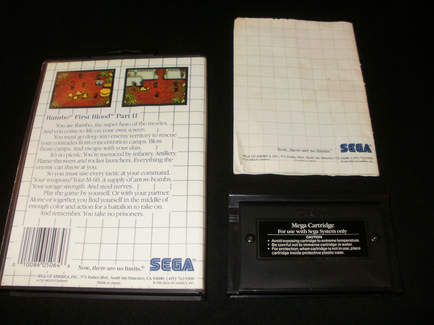 Rambo - Sega Master System - Complete CIB