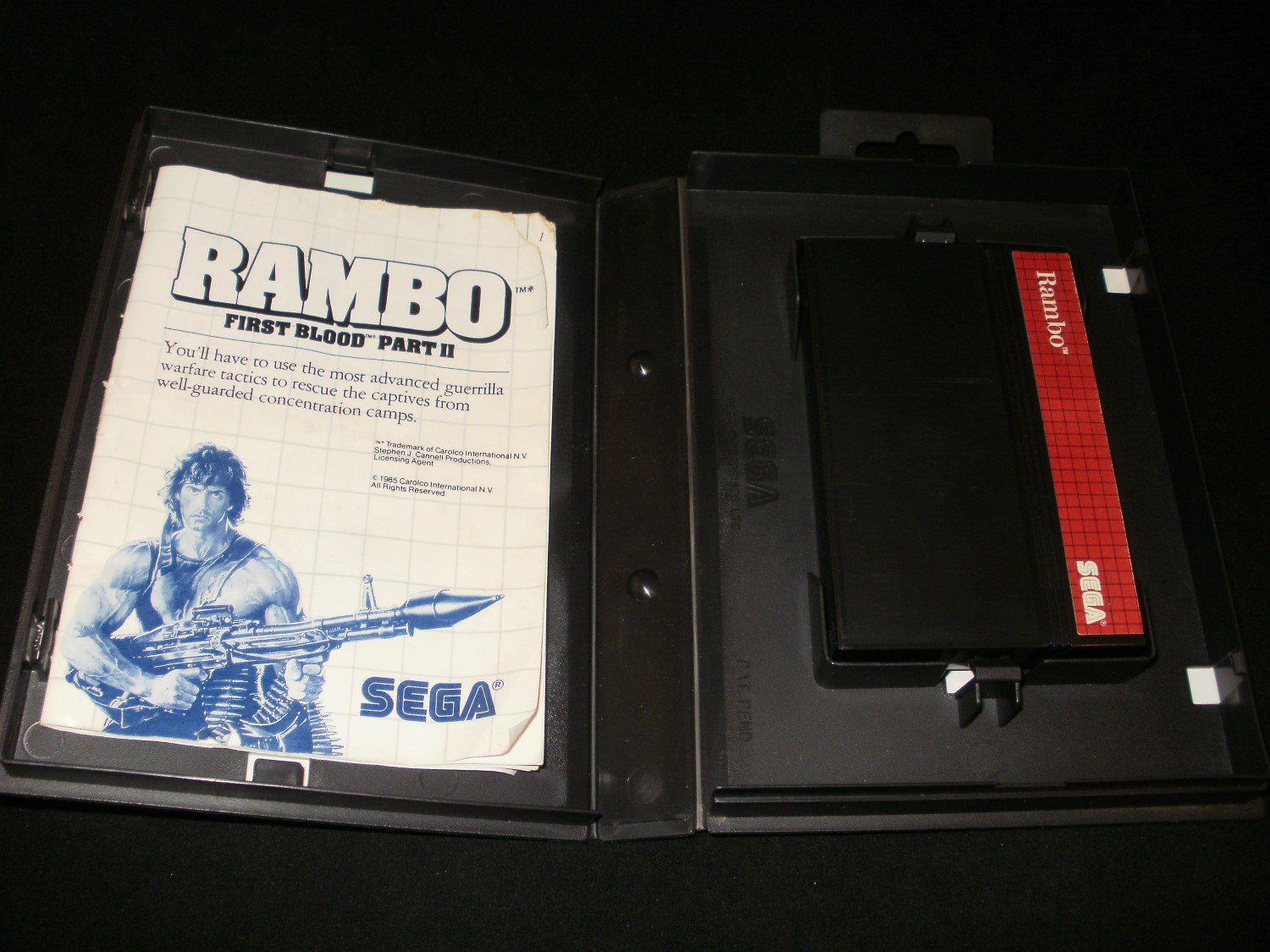 Rambo - Sega Master System - Complete CIB