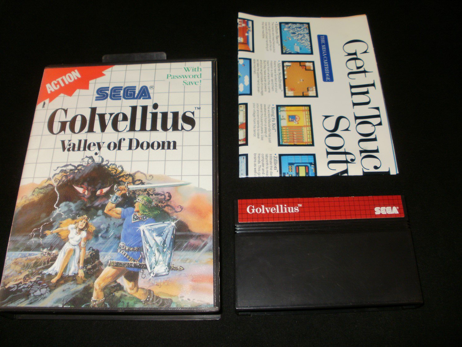 Golvellius Valley of Doom - Sega Master System - With Box