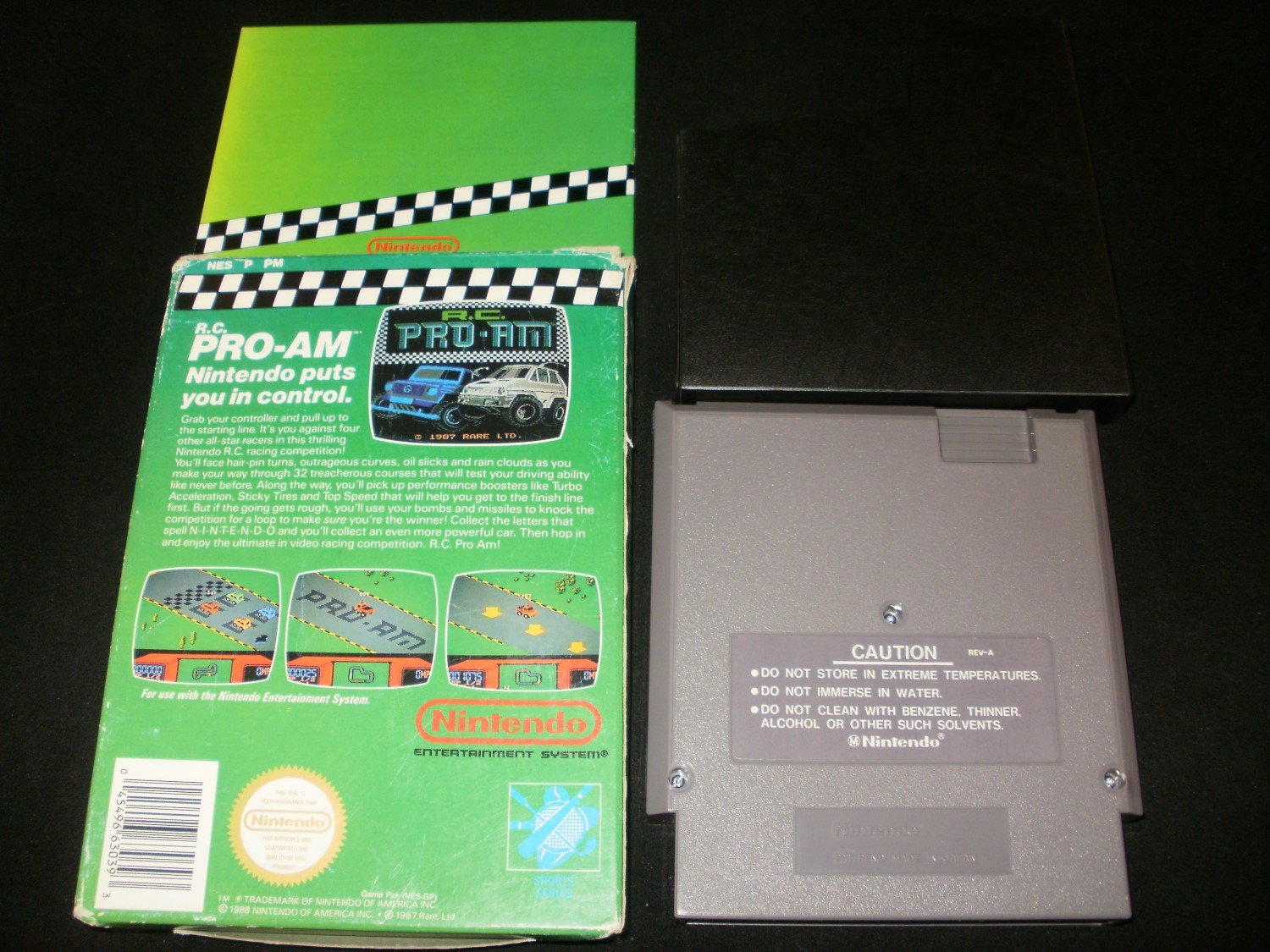 RC Pro-AM - Nintendo NES - Complete CIB
