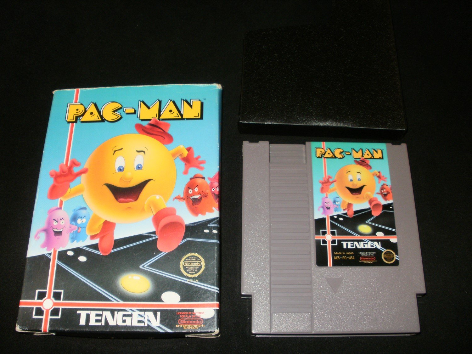 Pac-Man - Nintendo NES - With Box - Tengen Licensed Version