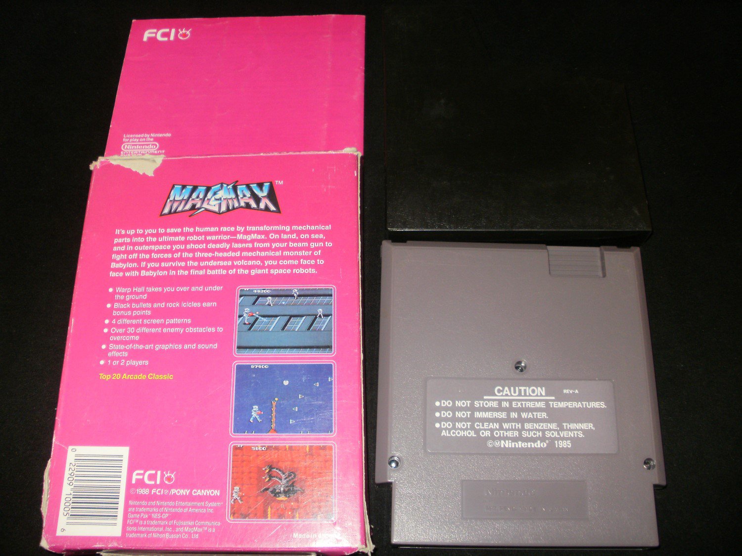 Magmax - Nintendo NES - Complete CIB